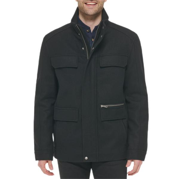 商品名:  Cole Haan Men's Field Multi-Pocket Coat, Black, Mediumブランド: Cole Haan商品サイズ: Medium高さ: 56cm横幅: 40cm奥行: 24cm重量: 1675...