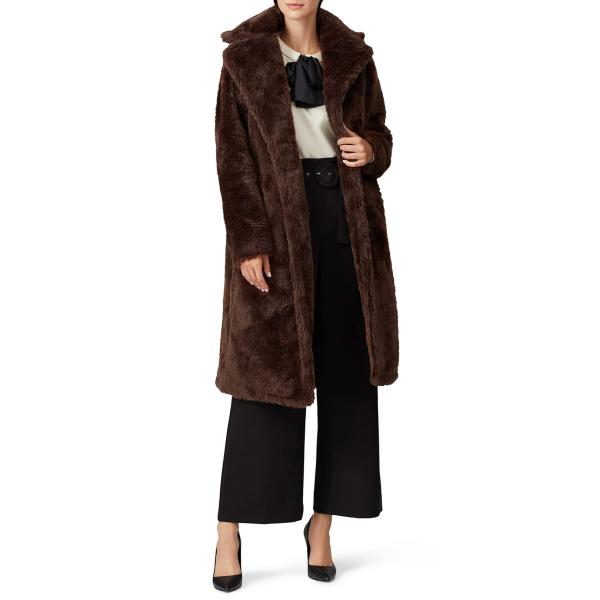 商品名:  Sweet Baby Jamie Rent the Runway Pre-Loved Brown Faux Fur Coat, Brown, X-Largeブランド: Sweet Baby Jamie商品サイズ: X-Large...