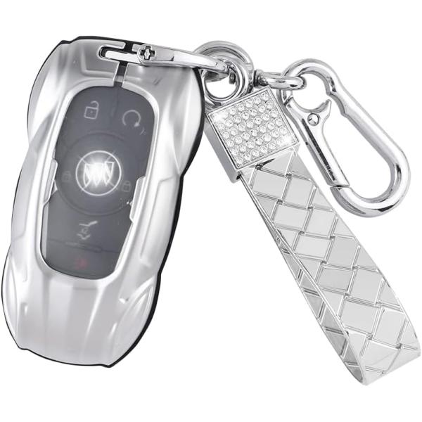 商品名CARFIB for Buick Accessories Enclave Encore Envision Lacrosse Regal TourX Verano 2022 2021 2020 Key Fob Cover Car Rem...