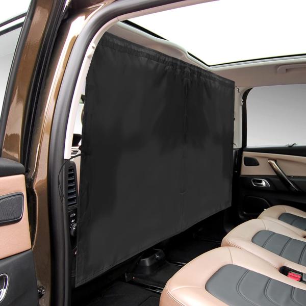 商品名Car Divider Curtain Sun Shade, Coldairsoap Thicken Car Privacy Curtain Car Blackout Curtain Rear Back Sunshades Cover...
