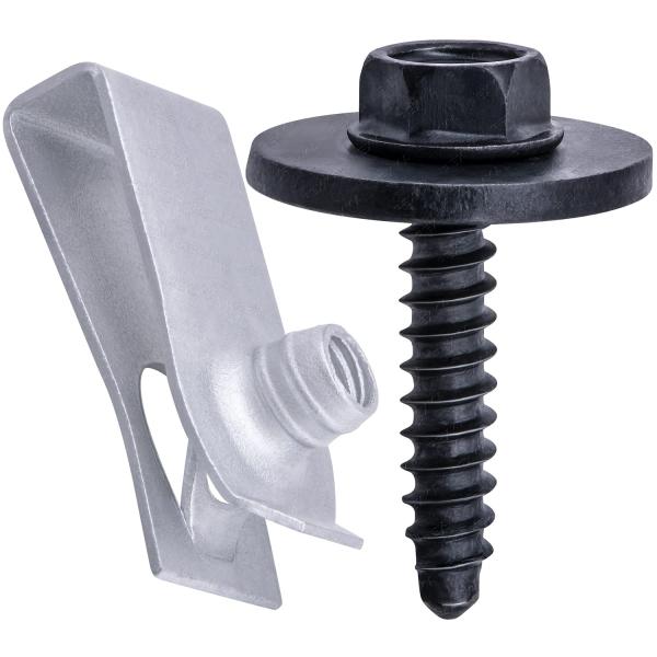 商品名Rexka 15 Sets Fender Liner Bumper Cover Splash Shield Wheelhouse Liner Bolt Screw U Nuts Kit for GM 11570498 Chevrole...