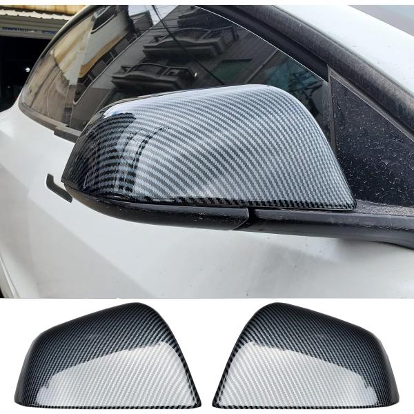 商品名2016-2021 2022 Tesla Model 3 Model Y(Model 3)に対応。DIMEANI fit for Tesla Model 3 Side Mirror Cover, Rearview Mirror Cov...