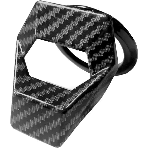 商品名カーエンジンスタートボタンカバー 汎用 ワンタッチカーエンジンスタートボタンカバー カーインテリアアクセサリー 車・SUVに適用 (カーボンファイバー)Car Engine Start Button Cover, Universal ...