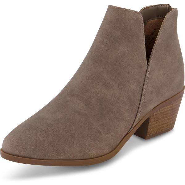 商品名CUSHIONAIRE Women's Elodie Ankle Boot +Memory Foam, Wide Widths Available, Taupe 9ブランド：CUSHIONAIRE商品サイズ：9高さ：11.6 cm横幅...