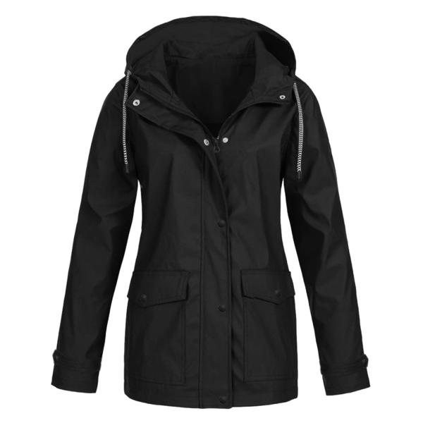 商品名:  Womens Rain Jackets,Plus Size Waterproof Lightweight Adjustable Windproof Raincoat, Active Outdoor Hooded Windbrea...