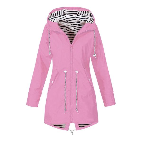 商品名:  Womens Rain Jackets,Plus Size Waterproof Lightweight Adjustable Windproof Raincoat, Active Outdoor Hooded Windbrea...