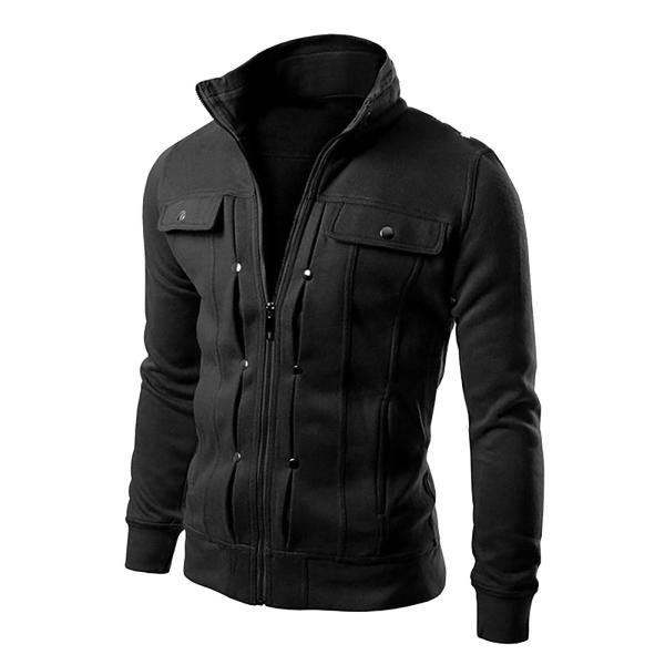 商品名:  DuDubaby Winter Jackets For Men,Wool Trench Coat Snowboarding Jacket Mens Faux Leather Jacket Mens Zip Up Jacket L...