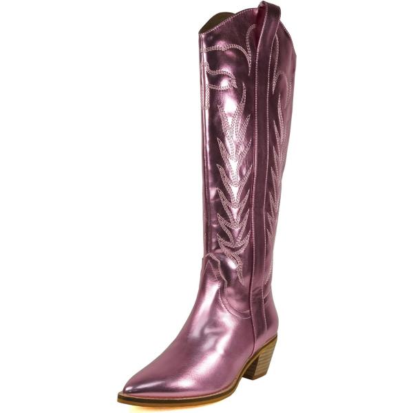 商品名ARIDER ARiderGirl Merced Women's Knee High Embroidery Western Boots (Metallic Pink, 8)ブランド：ARIDER商品サイズ：8高さ：11.4 cm横幅：...