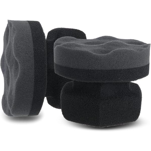 商品名Ouzorp タイヤスポンジアプリケーター2PCS Tire Shine Applicator Tire Hex Grip Dressing Applicator Pads Tire Sponge Applicator Foam Ti...