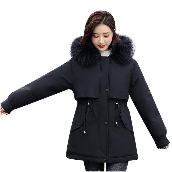 商品名:  hlysgo Graduation?Gifts 2023 High School Women's Winter Down Jackets Hooded Parka Coat Button Down Thickened Warm ...