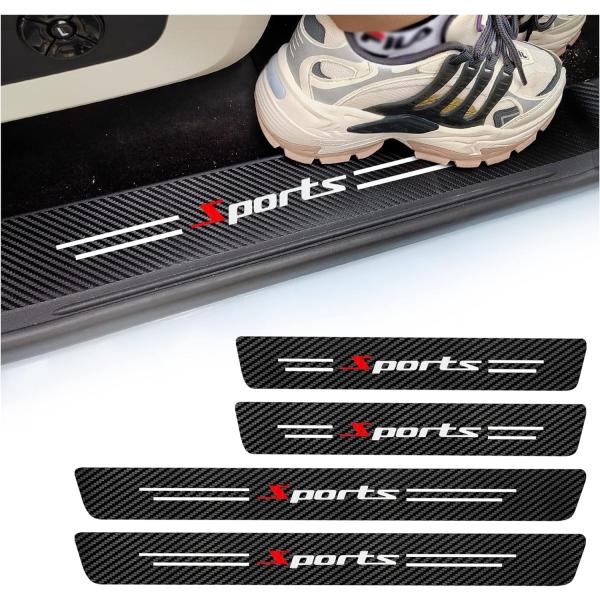 商品名KIFIDAN Car Door Edge Guards Carbon Fiber Car Door Sills Profector Stickers Anti-Scratch and Waterproof Bumper Decora...