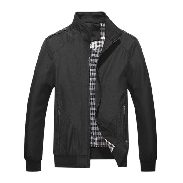 商品名:  Mens Coats and Jackets Stylish Jacket Spring Fall Causal Softshell Windbreaker Coat Stand Collar Outerwear Coats(B...