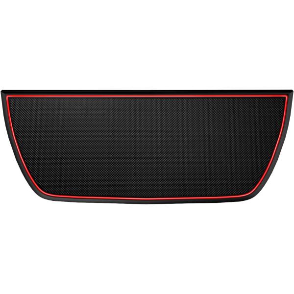 商品名Asgohme カスタムダッシュマット ラムピックアップ 1500 2500 3500アクセサリー 2011-2018用 アップグレードされたノンスリップダッシュボードパッドカバー (ライナー1枚、レッドトリム)Asgohme Cus...
