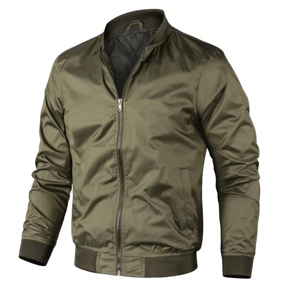 商品名:  Men's Lightweight Bomber Jacket Causal Varsity Flight Windbreaker Track Jacket Workout Outdoor Flight Bomber Jacke...