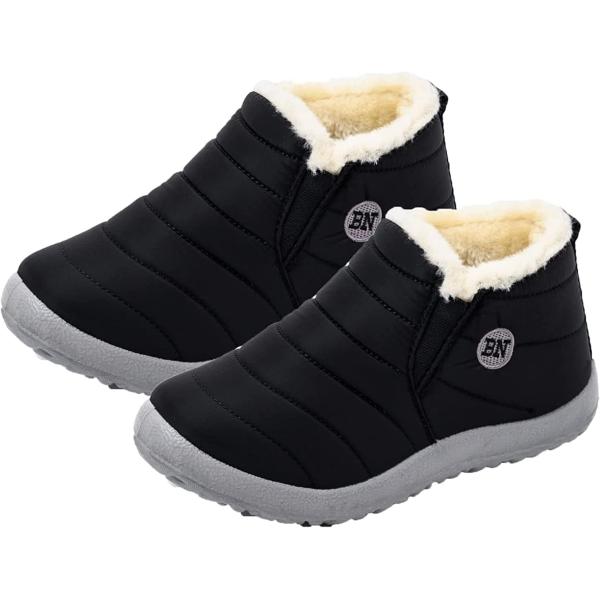 商品名Boojoy Winter Boots, Womens Winter Snow Boots Waterproof Anti-Slip Booties (Black,9.5-10)ブランド：Sopaeduon商品サイズ：9.5-10商品...