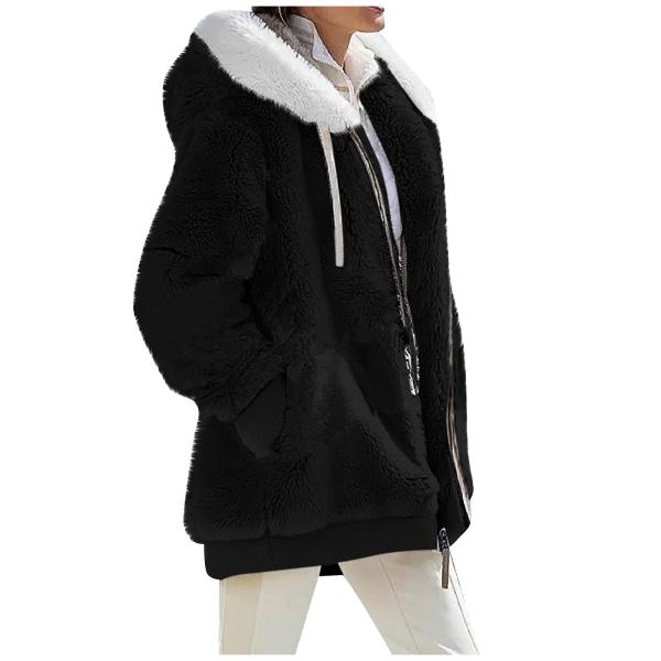 商品名:  Winter Coats For Women Plus Size Fashion Sherpa Jacket Warm Fleece Zip Up Hoodie Casual Aesthetic Clothes Valentin...