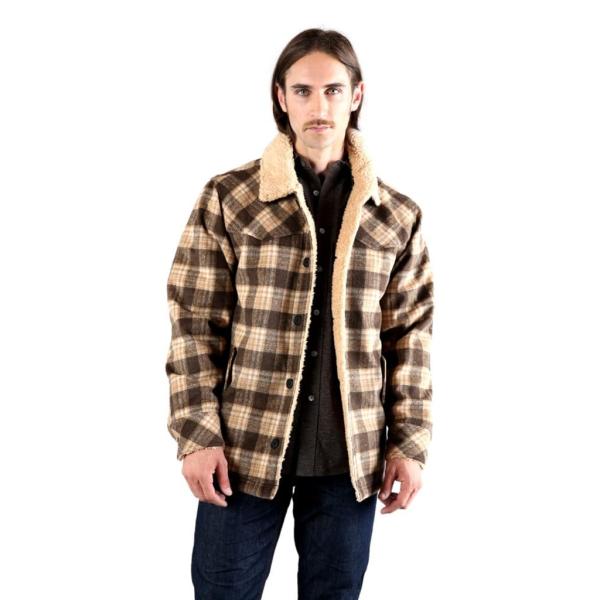 商品名:  Kimes Ranch Men's Jacket Wool Blend Plaid big Horn/Camelブランド: Kimes Ranch商品サイズ: Medium商品番号: Big-Horn色: Camel素材: Wo...