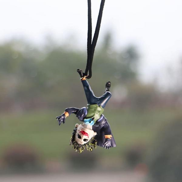 商品名MENGSOOD デビルゴーストピエロカーハンギングオーナメント リトルツリーマン リアビューミラーペンダント装飾 ミラー吊り下げカーインテリアアクセサリー 車のリアビューミラー/ガーデニング吊り下げ用 (ピエロ)MENGSOOD C...