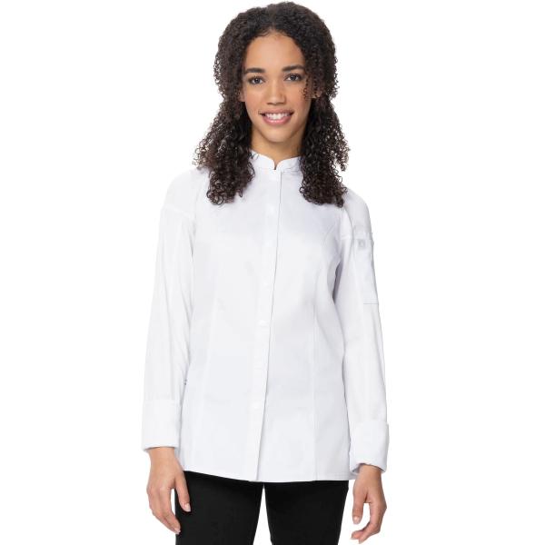 商品名:  Chef Works Women's Tulum Chef Coat, White, Mediumブランド: Chef Works商品サイズ: Medium高さ: 39cm横幅: 31cm奥行: 4cm重量: 314g商品番号:...