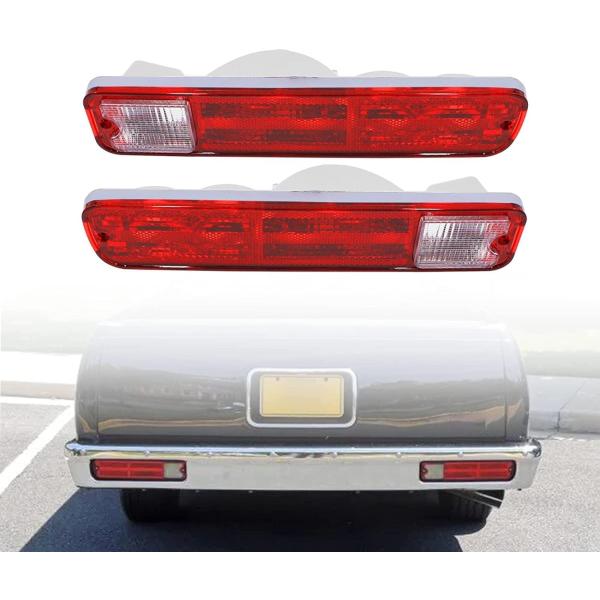商品名LAFORMO El Camino テールライトアセンブリ - 1979-1987 Chevy El Camino Malibu GMC Caballero (ペア) 交換用LAFORMO El Camino Tail Light A...
