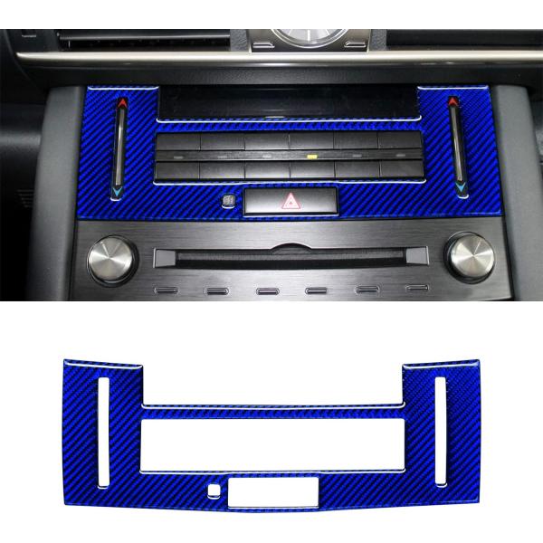 商品名YAMUDA Compatible with Center Console Air Conditioning Button Panel Cover Sticker Carbon Fiber Interior Accessories f...