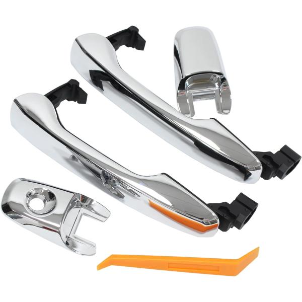 商品名ApplianPar フロントまたはリア 運転席側 外側ドアハンドル クローム フォード エクスプローラーエッジ用ApplianPar Front or Rear Driver Passenger Side Exterior Door...