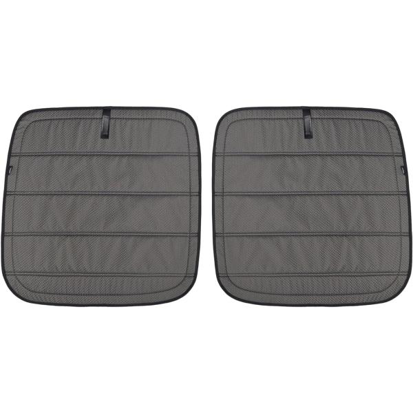 商品名VANNCAMP 断熱遮光リアドアウィンドウカバー (ペア) エコノラインバン用 ウィンドウサンシェードVANNCAMP Insulated Blackout Rear Door Window Covers (Pair) for Ec...