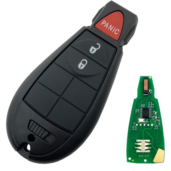商品名3 Buttons Keyless Remote Car Key Fob Fit for Dodge Ram 1500 2500 3500 HD 2013 2014 2015 2016 2017 2018 2019 2020 2021...