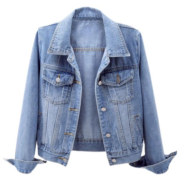 商品名:  Ladyful Women's Casual Jean Jacket Distressed Ripped Denim Jacket Coat with Pocketsブランド: Ladyful商品サイズ: XX-Large高さ:...