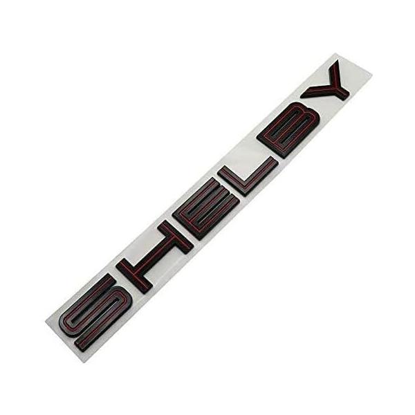商品名ATIMAX 1PCS for Shelby Letter Emblem Badge Rear Trunk Sticker Decal (Black/Red)ブランド：ATIMAX商品サイズ：高さ：0.8 cm横幅：5.4 cm奥行：...