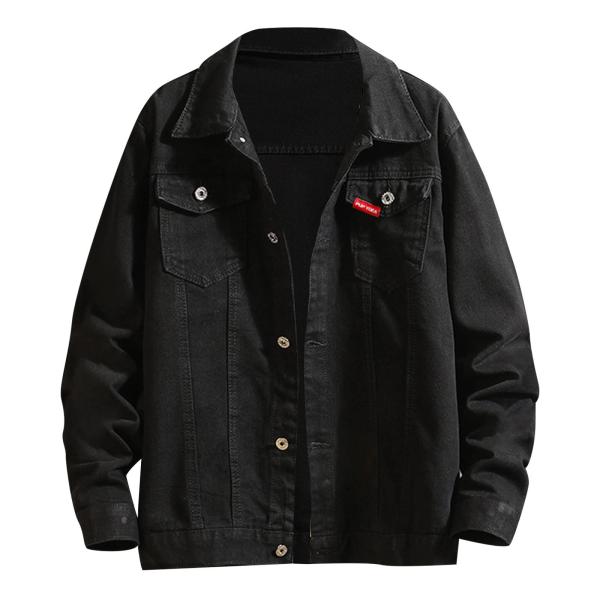 商品名:  Jean Jacket for Men, Classic Ripped Slim Denim Jacket Mens Trucker Jacket Coat Cowboy Cut Western Denim Jacket Out...