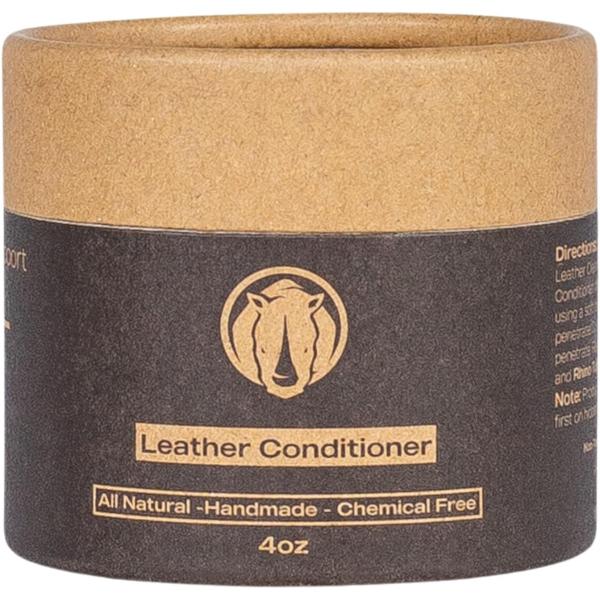 商品名Rhino Wax - Leather Conditioner (4 oz) - Trusted Leather Conditioner for Furniture, Shoes, Purses, Car Seats, and Lea...
