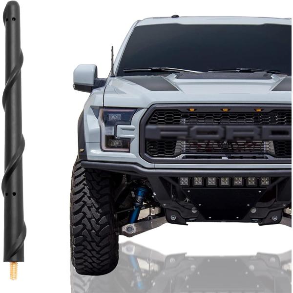 商品名KSaAuto フォード F150 アクセサリー ショートアンテナ 2009-2023 2017-2023 フォード F250 F350 アンテナ 7インチ 2021-2023 フォード ブロンコ 交換用アンテナKSaAuto Sho...
