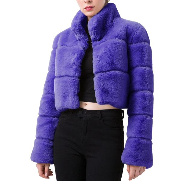 商品名:  Nonstop Jacket Furry Sleeve Size Warm Jacket FauxLong Plus Faux Outerwear Short Coat Women Womens plus Sized Winte...