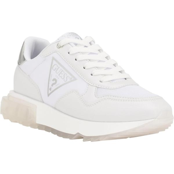 商品名GUESS Women's Melany Sneaker, White, 7ブランド：GUESS商品サイズ：7高さ：11.2 cm横幅：23.5 cm奥行：31.8 cm重量：5679 g商品番号：gwMELANY色：White素材：...