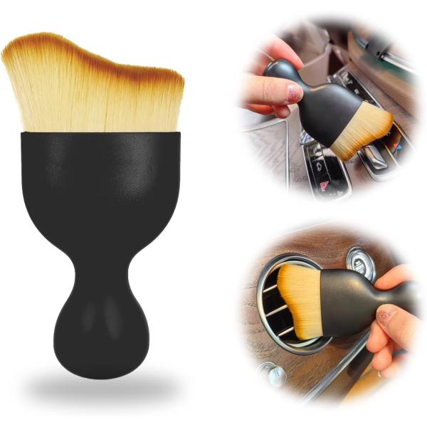 商品名1PCS Car Interior Detailing Soft Brush Detailing Interior Auto Interior Soft Hair Removal Brush Scratch Free, Cleanin...