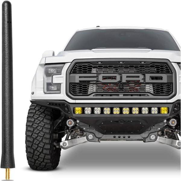 商品名Short Antenna for Ford F150 F-150 2009-2023, 6 3/4 Inch Ford F150 Off-Road Car Wash Proof Antenna Replacement, Ford F...