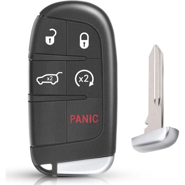 商品名Key fob Compatible for Jeep Grand Cherokee 2014-2021 Replacement for FCC ID: M3N40821302 68143505AC 68143505AA Keyles...