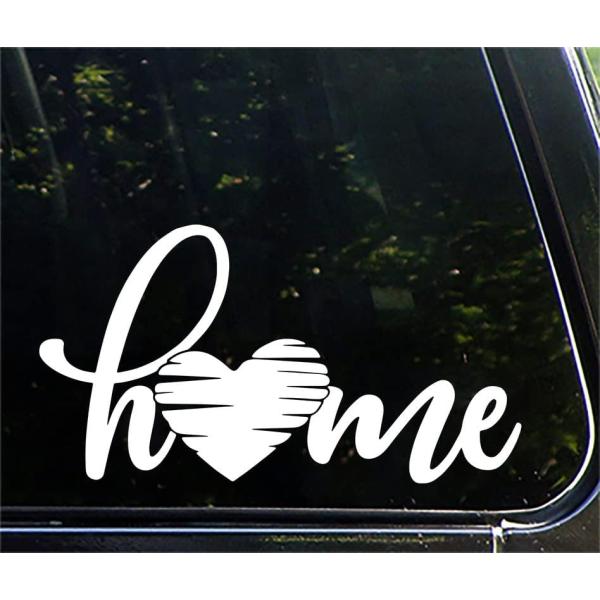 商品名Ten Four Distributions Home Sweet Home Welcome Vinyl Decal Sticker Premium Quality Vinyl White for Car Bumper Truck V...