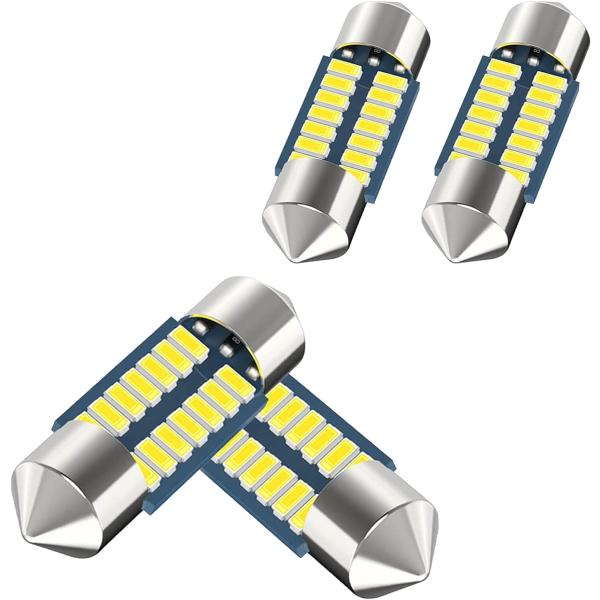 商品名Yonput Auto DE3175 LED車用電球 31mm 1.25インチ LEDフェストゥーン電球 DE3021 DE3022 DE3023 6428 6430 7065 LEDフェストゥーン電球 6000k ホワイト 車のイン...