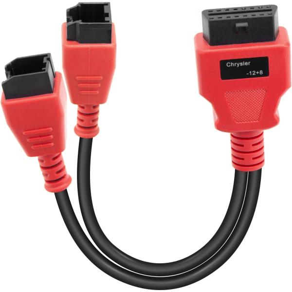 商品名Cable Adaptor, Chrysler OBDII 12+8 Pin Connector Cable for Autel DS808 Maxisys MS905 MS906 MS906BT MS906S MS908 MS908...