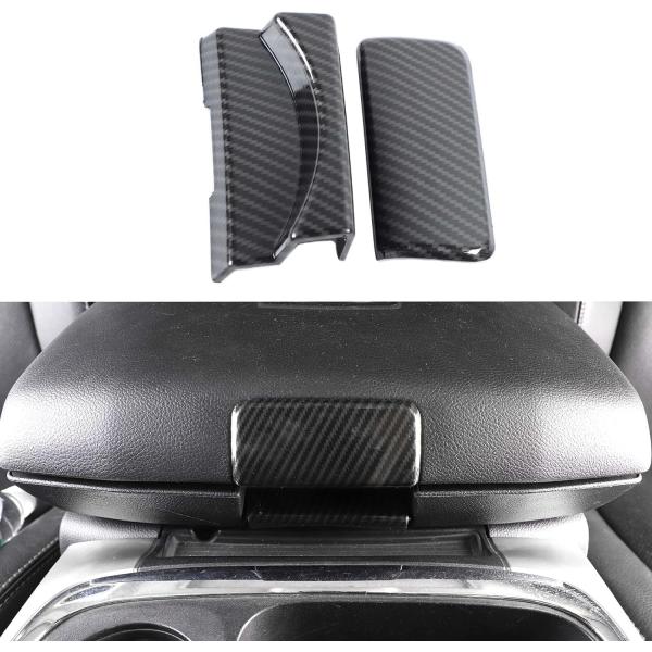 商品名HTHE Center Console Armrest Box Switch Control Panel Frame Trim Armrest Box Decoration Compatible with RAM 1500 2500 ...