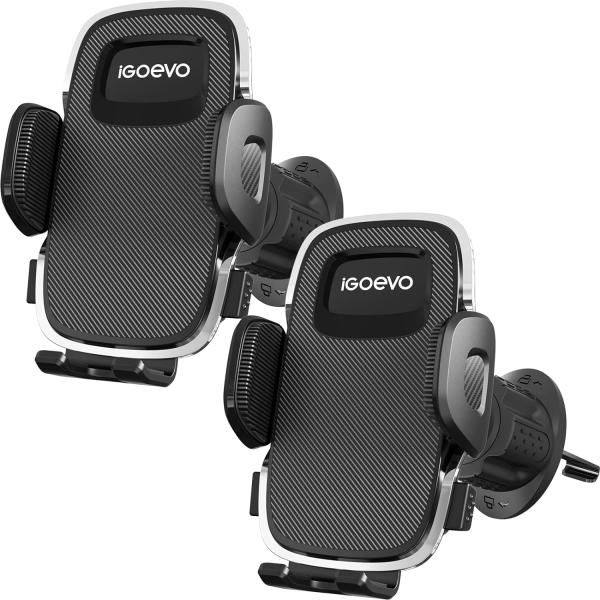 商品名iGoevo 車用エアベント電話マウント 2個パックiGoevo 2 Pack Phone Mount for Car Vent [Upgraded Stable Soft Brush Clamp] Car Vent Phone Mo...