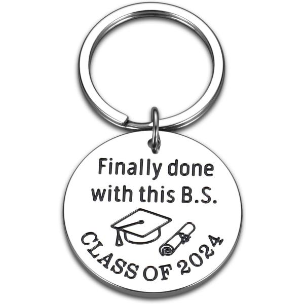 商品名Class of 2024 Graduation Keychain Funny Graduation Gifts for Her Him High School College Senior 2024 Gifts for Boys G...