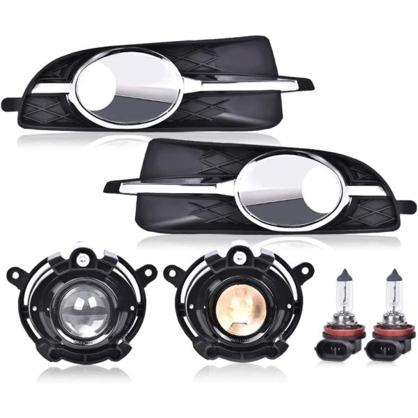 商品名G-PLUS Front Bumper Fog Lights + Cover Trim Compatible with Buick LaCrosse 2010 2011 2012 2013 Driver &amp; Passenger...