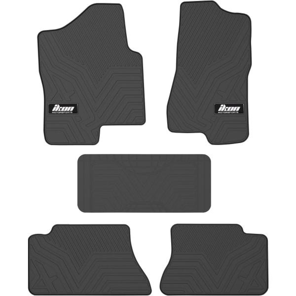商品名FREEMOTOR802 Compatible with 1999-2006 Chevrolet Silverado 1500 Crew Cab Floor Mats, Latex Heavy Duty All Weather Sea...