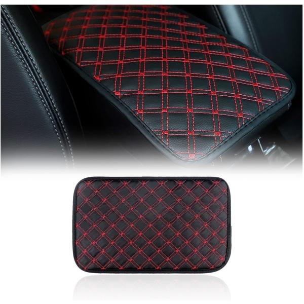 商品名Aokdom Four Seasons Universal Armrest Box Mat, Waterproof Fiber Leather Embossing,Car Armrest Seat Box Cover Accessor...