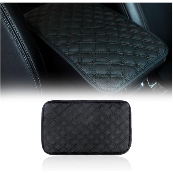 商品名Aokdom Four Seasons Universal Armrest Box Mat, Waterproof Fiber Leather Embossing,Car Armrest Seat Box Cover Accessor...
