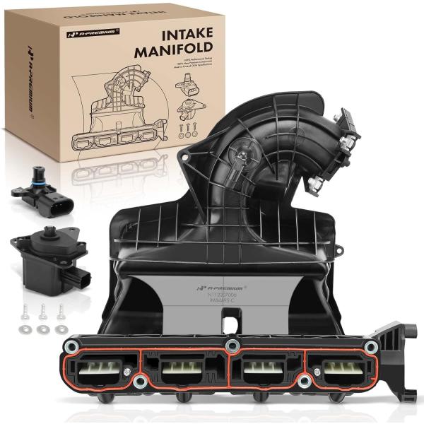 商品名: A-Premium - インテークマニホールド ランナーコントロールバルブ&amp;マップセンサー付き - クライスラー、ダッジ、ジープ車に対応 - 2.4L 2.0L 1.8L - アベンジャー、キャリバー、コンパス、ジャーニー...