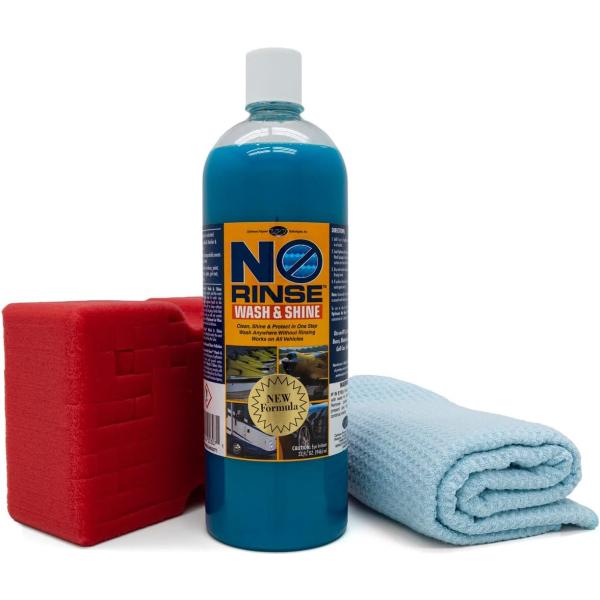 商品名Optimum ONR(オプティマム) ONR マイクロファイバーカードライタオル BRS ビッグレッドスポンジカークリーニングキット 32オンス すすぎ不要 車乾燥タオル 洗車スポンジ 車 トラック バイクなどのディテールにOpti...